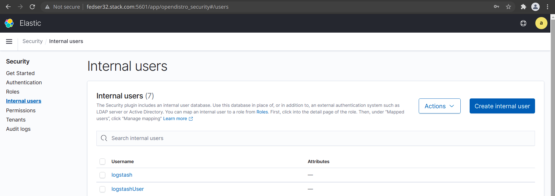 How To Manage User And Role For An Open Distro Elasticsearch Using Bash