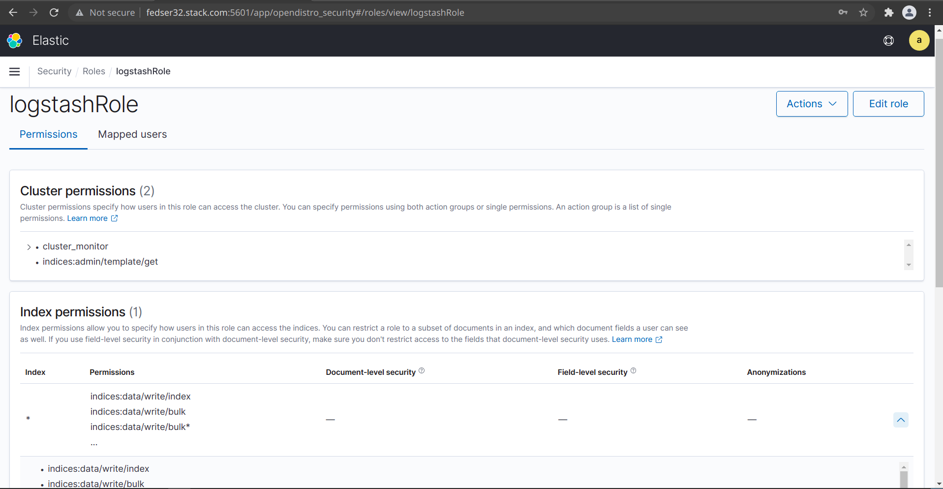 How To Manage User And Role For An Open Distro Elasticsearch Using Bash