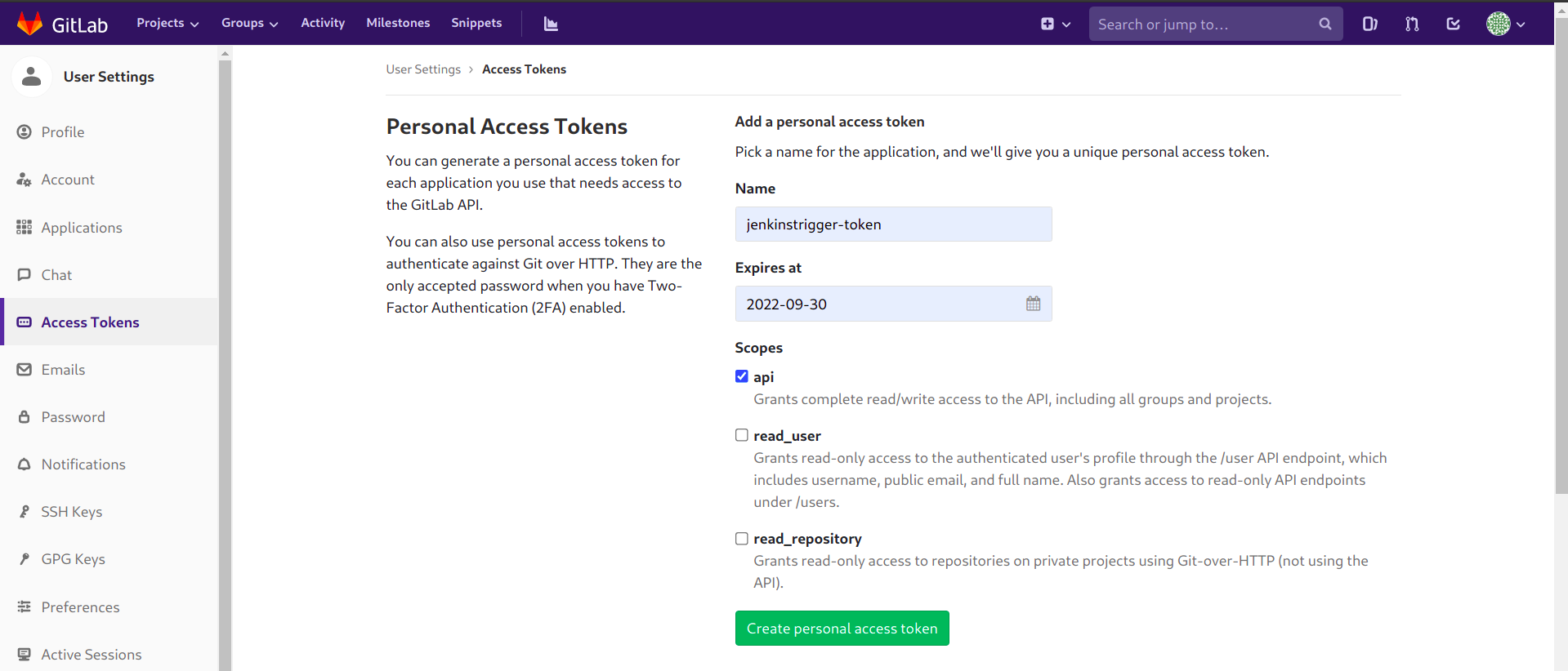 How to trigger a Jenkins build from Gitlab using a Webhook - Middleware|Technologies