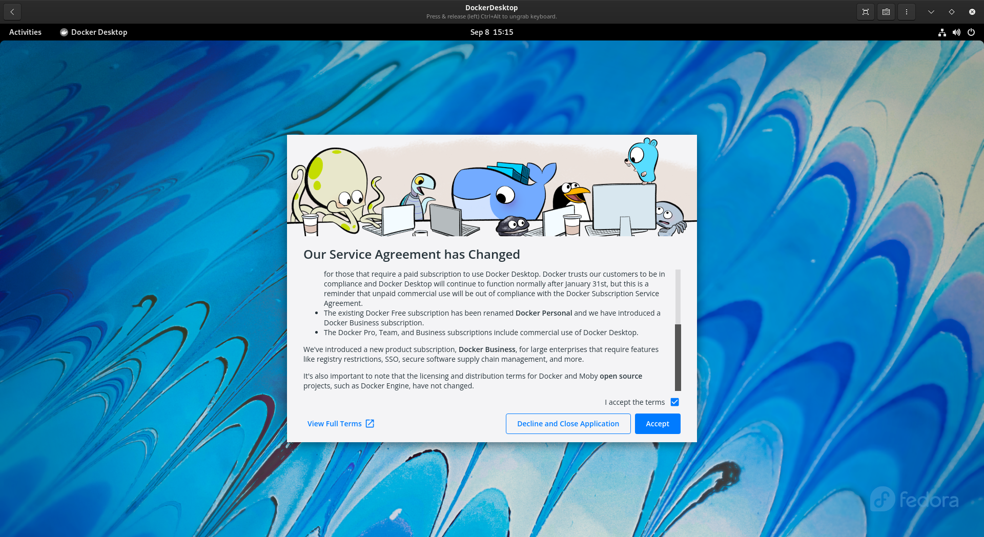 How to install and setup Docker Desktop on Fedora 35 workstation ...