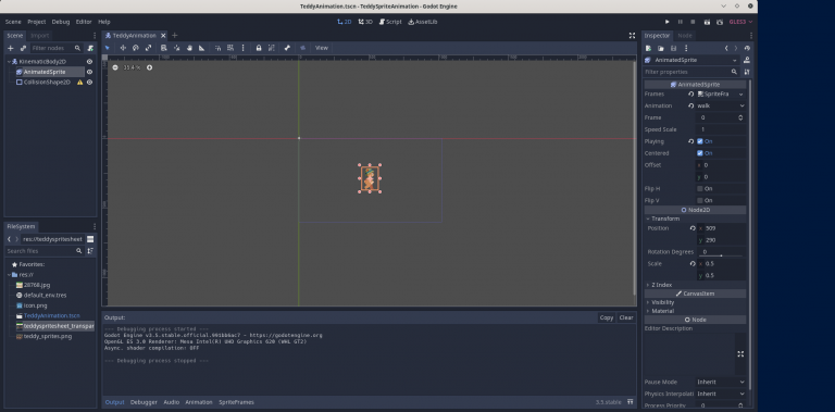 How to use Animated SpriteSheet to extract Animation Frames in Godot ...