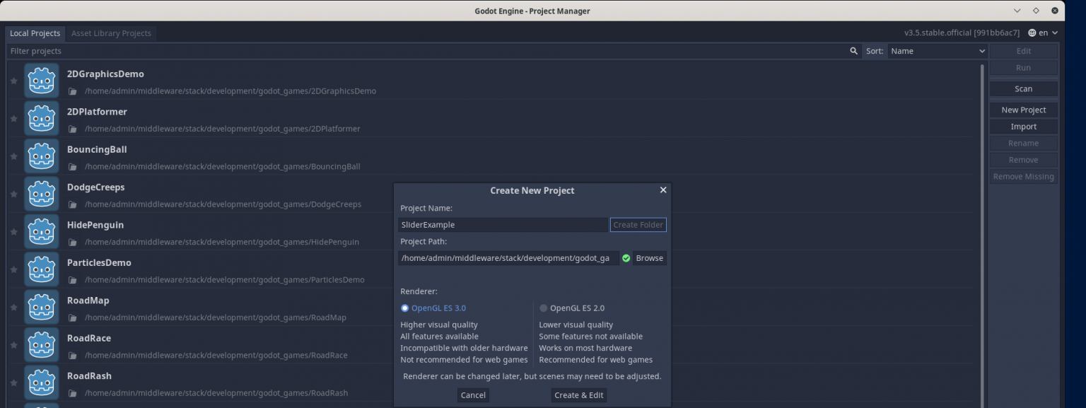 How to Dynamically load Godot Scenes using Slider Example - Middleware|Technologies
