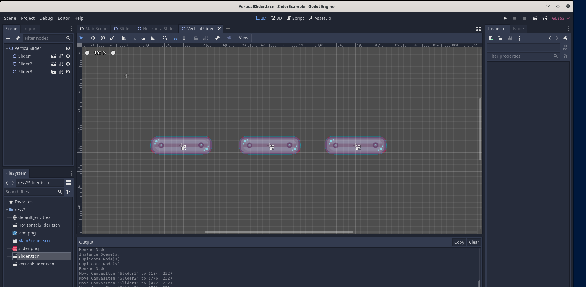 How to Dynamically load Godot Scenes using Slider Example - Middleware|Technologies