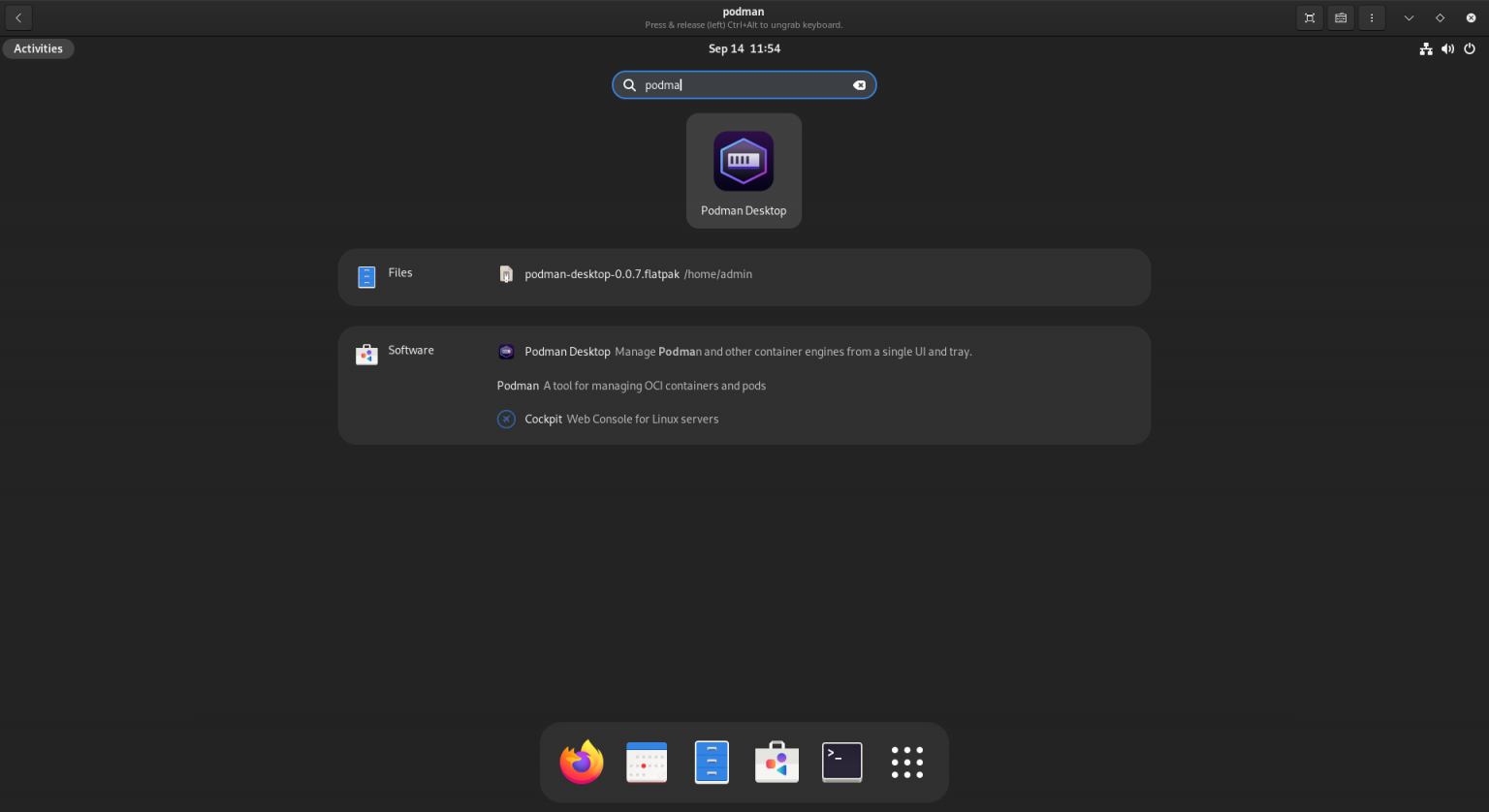 How to install and setup Podman Desktop on Fedora 36 workstation ...