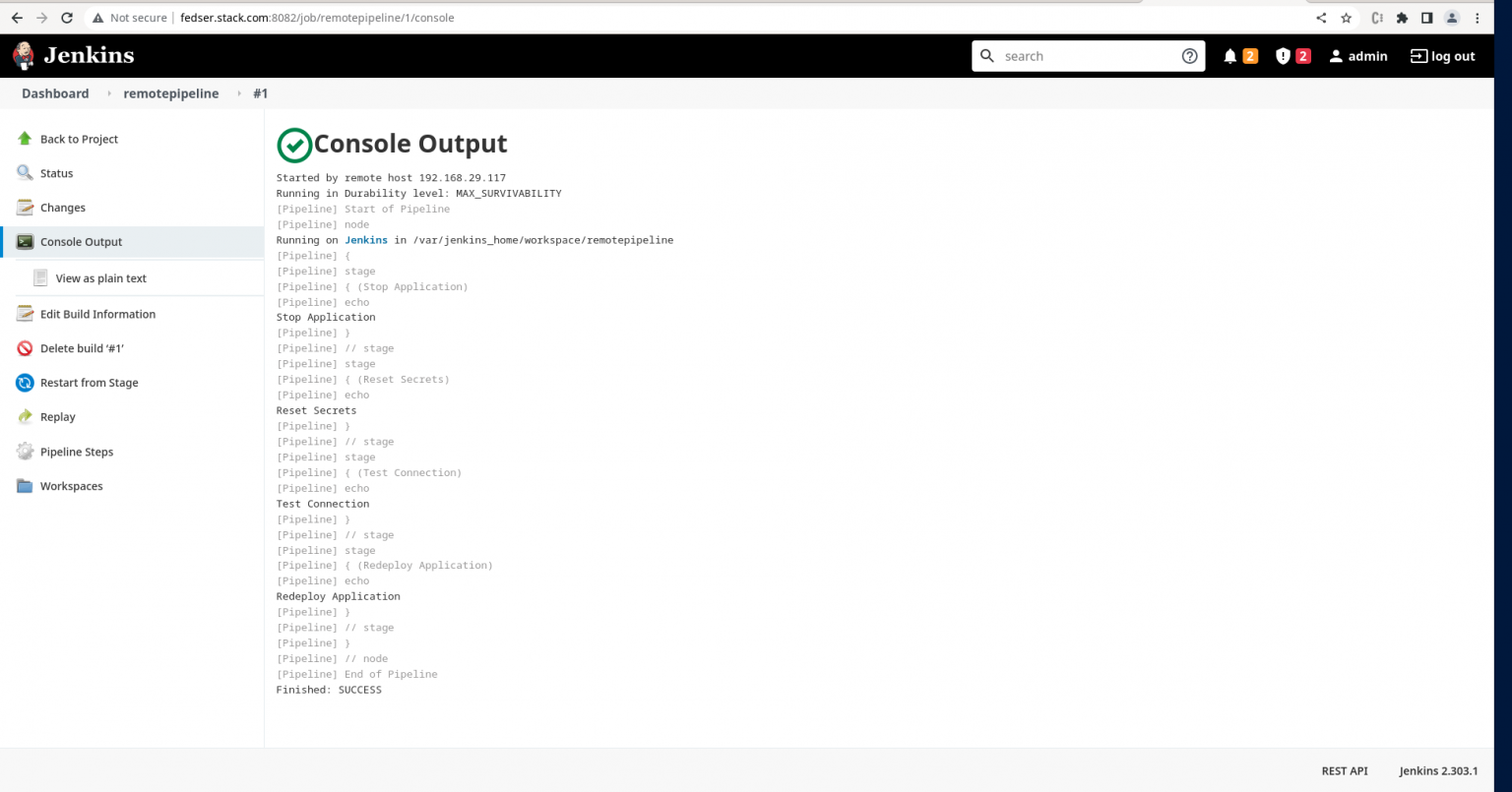 How to trigger a Jenkins Pipeline remotely - Middleware|Technologies