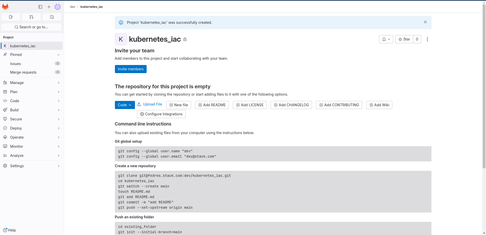 How To Manage Kubernetes Cluster Using Gitlab Cicd Workflow Middlewaretechnologies