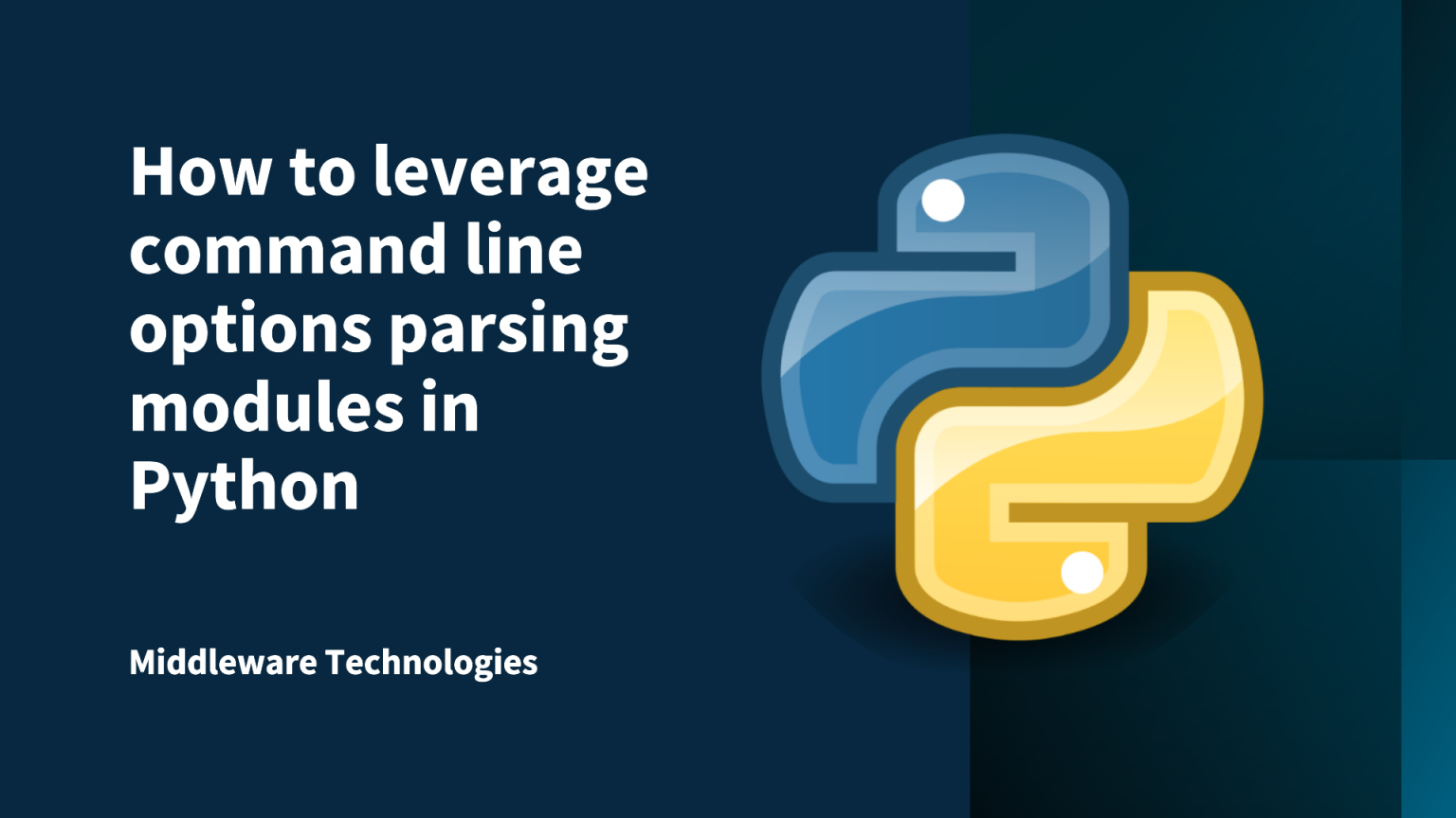 How to leverage command line options parsing modules in Python ...