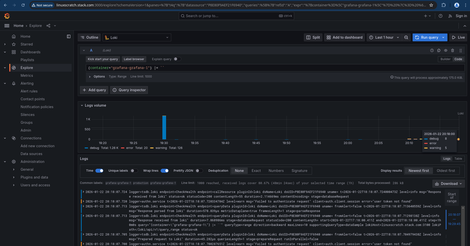 How to manage container Logs with Grafana Alloy and Loki - Middleware|Technologies