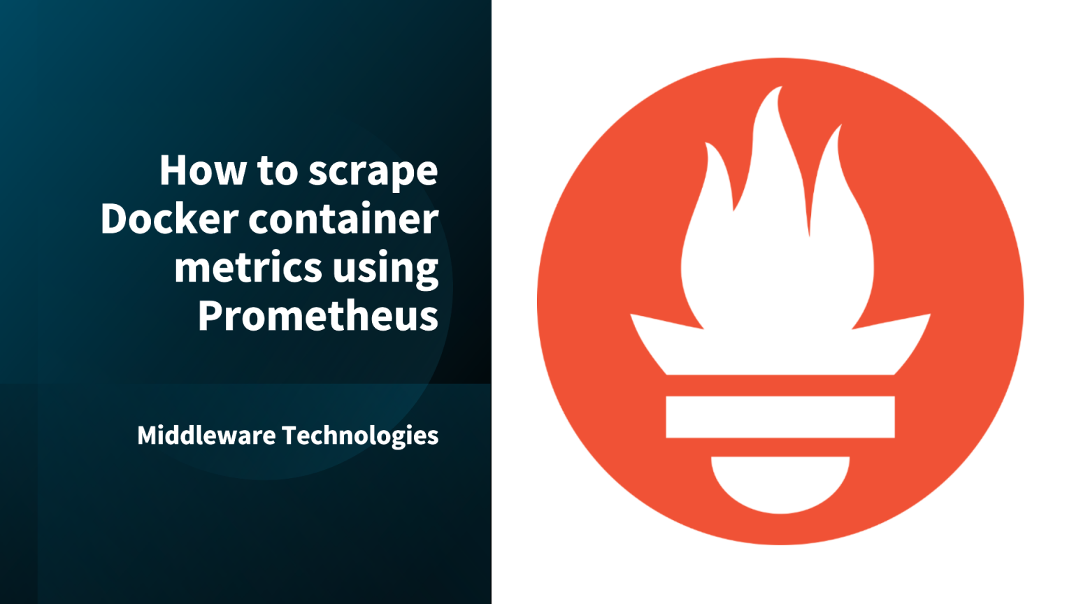 How to scrape Docker container metrics using Prometheus - Middleware ...